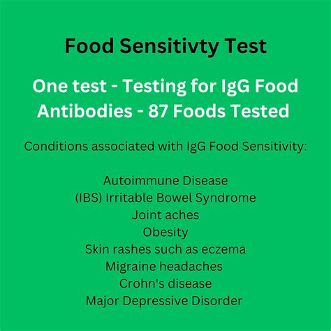 Igg Food Sensitivity Test Strip Header Layout