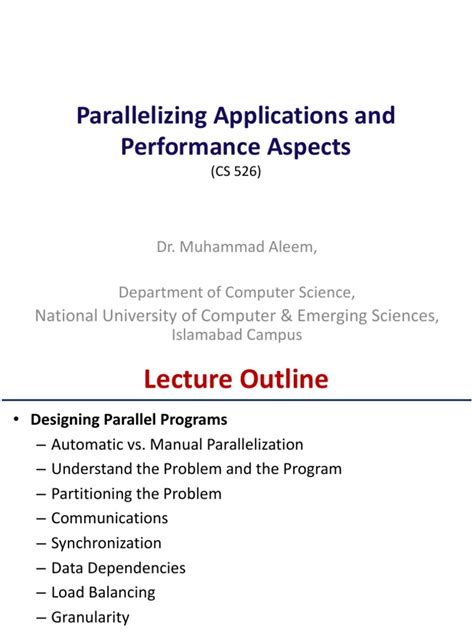 Cs526 3 Design Of Parallel Programs Pdf Parallel Computing