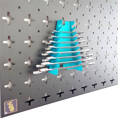 Nukeson Tool Wall Attachment Spanner Rack Aqua Indoor Outdoors