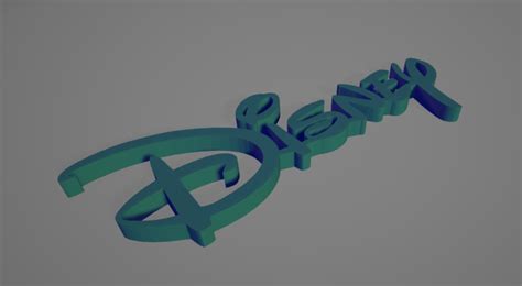 🐁 Disney Logo・free Stl File For 3d Printing・cults