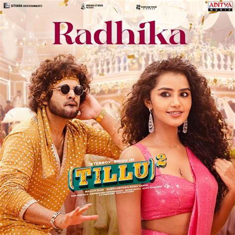 Radhika Song Download From Tillu Square Naa Songs