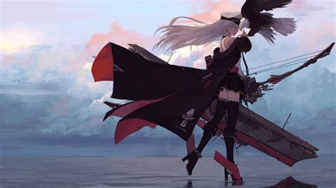 Azurlane Enterprise With Eagle Live Wallpaper 1920x1080