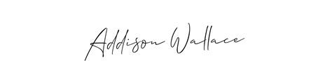 93 Addison Wallace Name Signature Style Ideas Fine Autograph