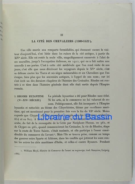 Villes Et Paysages De Grèce Rhodes De Raymond Matton Broché 1954