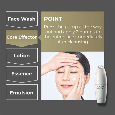 Core Effector Fancl Japanese Leading Skincare Brand