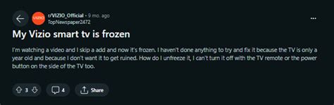 Unfreeze Your Vizio TV In Minutes With These Quick Fixes Automate Your Life