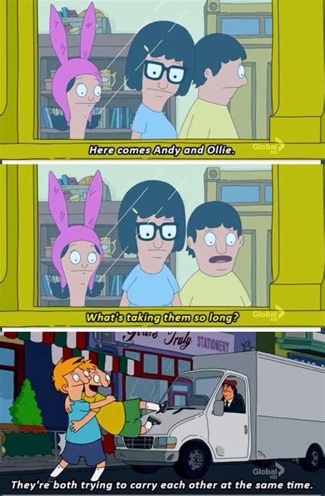 Andy And Ollie 🤦🏽‍♀️ Bobs Burgers Funny Bobs Burgers Memes Bobs Burgers