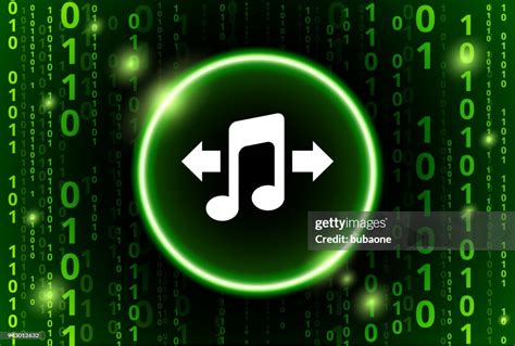 Music Binary Code Vector Pattern Background High Res Vector Graphic