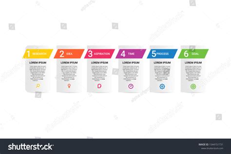 Vector Step Infographic Stack Chart Design Stock Vector Royalty Free 1544151731 Shutterstock