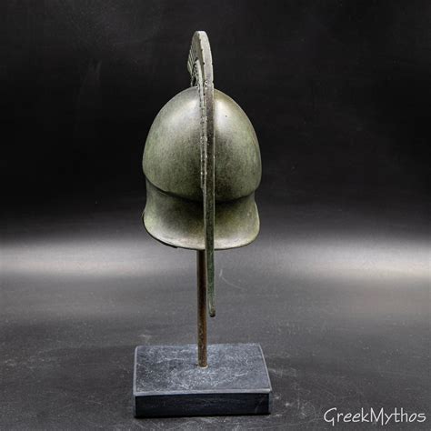 Ancient Greek Bronze Helmet With Greek Key Crest Greek Corinthian War