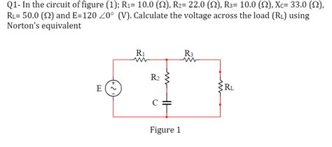solved q1 in the circuit of figure 1 ri 10 0 2 r2