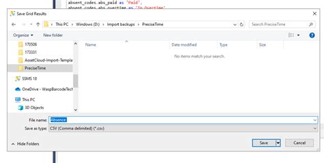 Using Precisetime Export Scripts Knowledgebase Cloud Precisetime Wasp Helpdesk