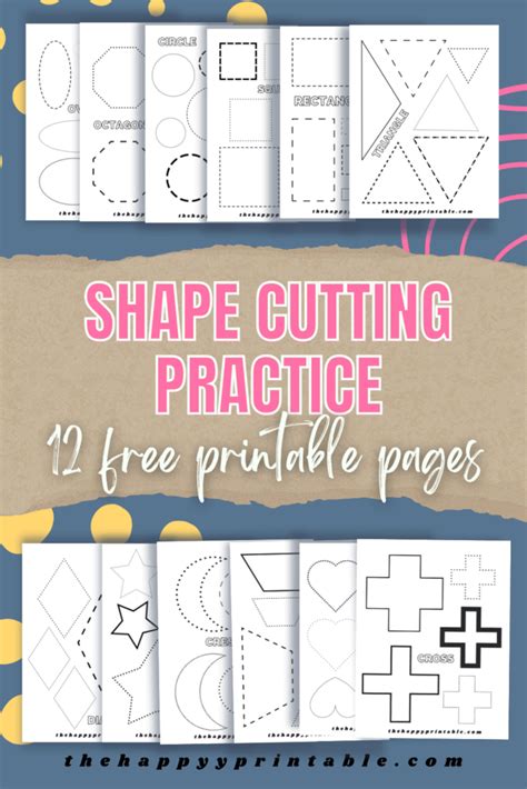 Shapes To Cut Out The Happy Printable