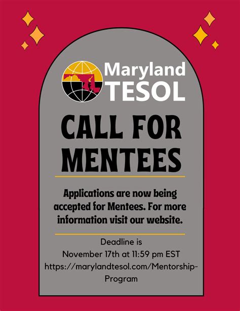 This Is The Second Year Of The Mdtesol Mentoring Program So Honored To