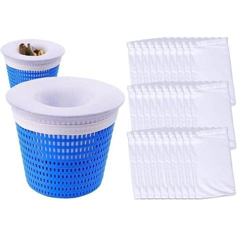 30 Pièces Chaussettes Skimmer Piscinefiltre Skimmer Poolchaussette
