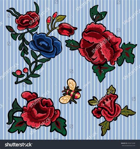 Embroidery Patch Outline Over 2148 Royalty Free Licensable Stock