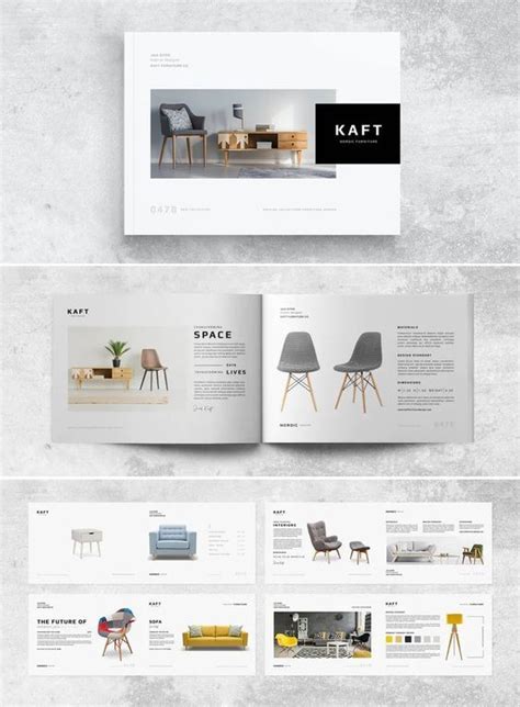 Furniture Catalog Template Psd 16 Pages Contemporary Interior Decor