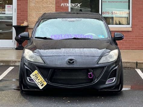 2010 Mazda 3 Sport Gt With 18x85 F1r F21 And Black Hawk 225x40 On