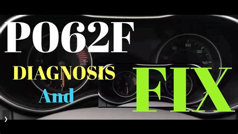 How To Fix Any Car With A P062f Code Internal Control Module Eeprom