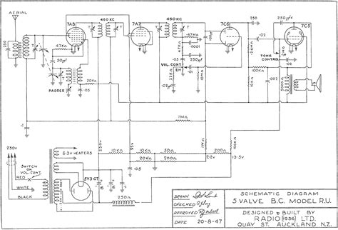 The Nz Vintage Radio Project Golden Knight Model Ru Defender 1947