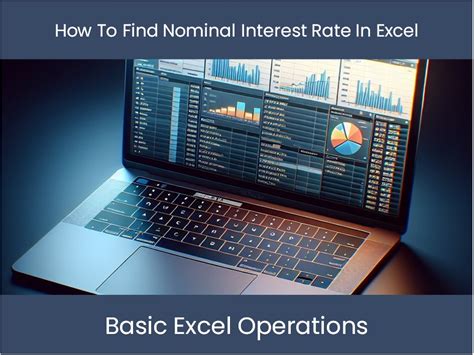 Excel Tutorial How To Find Nominal Interest Rate In Excel Excel