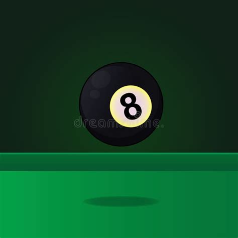 Billiard Eight Ball Design Vector Illustration Sport Concept Stock Vector Illustration Of