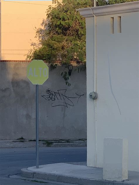 This Particularly Sunburnt Stop Sign R Mildlyinteresting