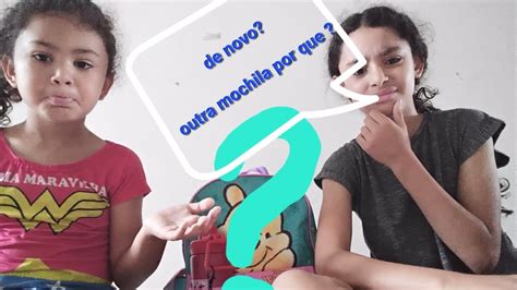 Arrumando A Mochila Da Minha Irmã De Novo Youtube