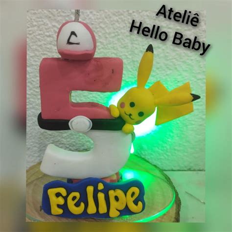 Vela Pokémon Elo7 Produtos Especiais