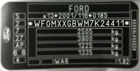 How To Read A Vin Number On A Ford