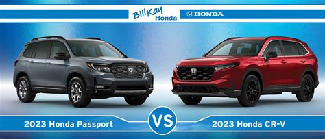 2023 Honda Passport Vs Honda Cr V Similarities And Differences