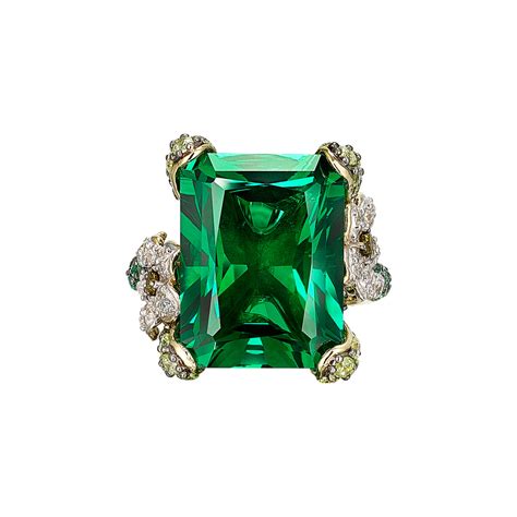Emerald Cinderella Ring Tje