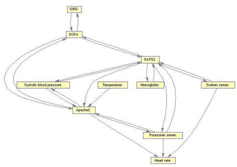 Conditional Independence Map For Organ Dysfunction At Icu Admission Download Scientific Diagram