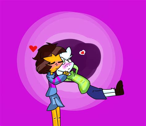 Asriel X Frisk By Stellaplayer On Deviantart
