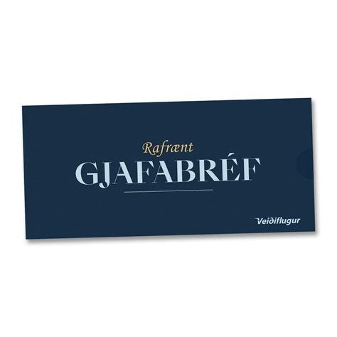 Rafrænt Gjafabréf Veiðifluguris