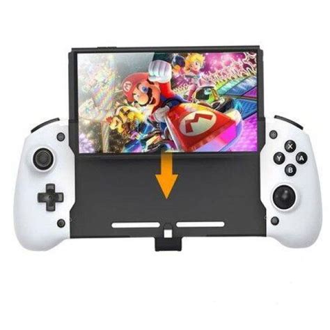 White Nintendo Switch Oled Controller Grip Redticket