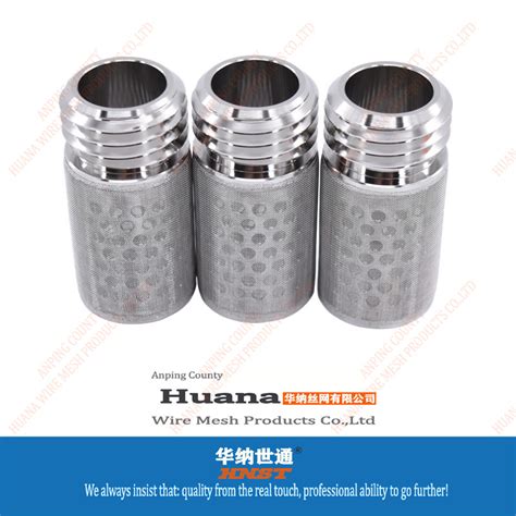 Metal 304 316 316l Water Strainer Stainless Steel Perforated Cylinder