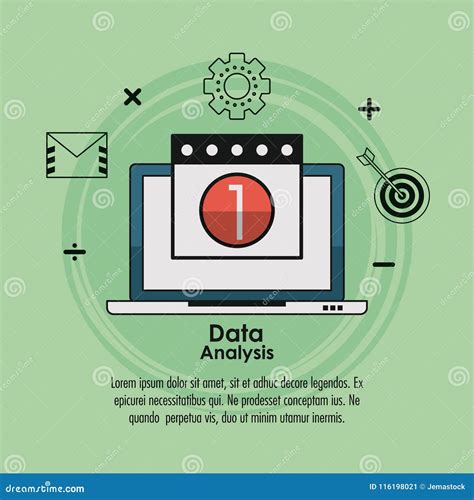 Data Analysis Infographic Stock Vector Illustration Of Communication 116198021