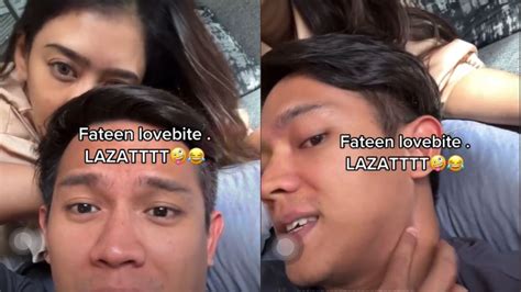 Video Suami Fatin Afeefa Tayang Love Bite Di Leher Siap Cakap Hmm