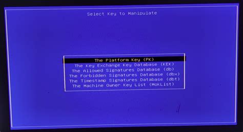 Secure Boot Configuration