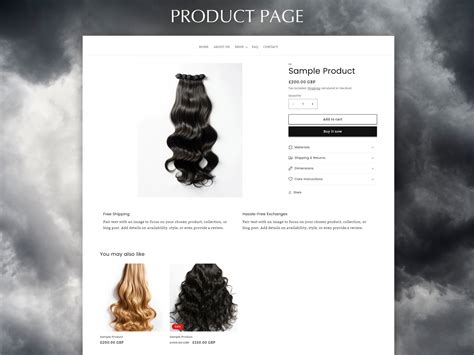 Hair Extension Shopify Hair Shopify Theme Aesthetic Hair Stylist