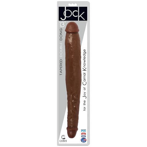 Jock Tapered 13 Inches Double Dong Brownchocolate