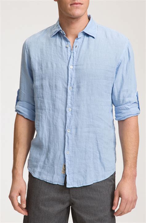 Linen Light Blue Shirt At Jeremy Sanchez Blog