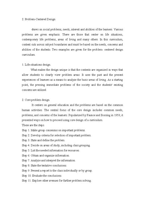 Problem Centered Design Problem Centered Design Draws On Social