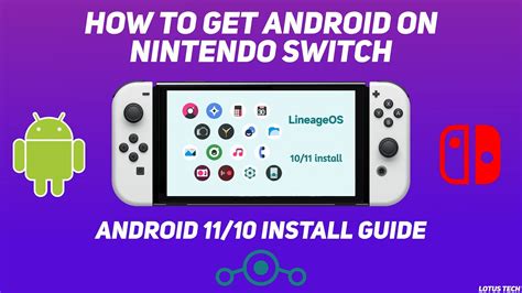 How To Get Android On Nintendo Switch Android 11 10 Guide Youtube