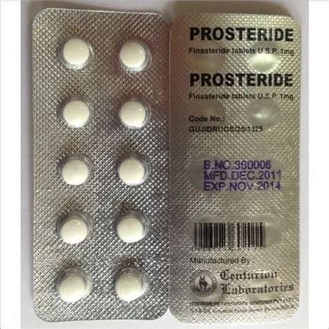 Prosteride Finasteride 1 Mg Tablets At ₹ 345stripe Erectile