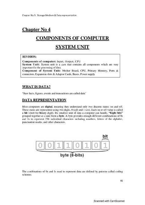 SOLUTION Components Of Computer System Unit Studypool