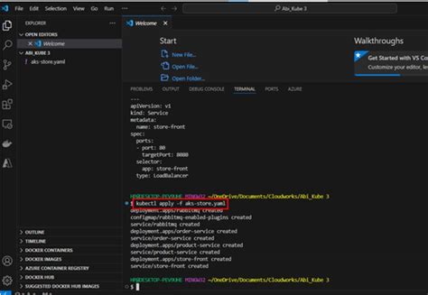 Deploy An Application On Aks Cluster Using A Kubernetes Manifest File