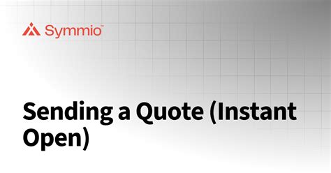 Sending A Quote Instant Open Symmio Protocol Gitbook