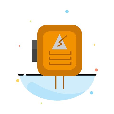 Voltage Energy Power Transformer Abstract Flat Color Icon Template 15691449 Vector Art At Vecteezy